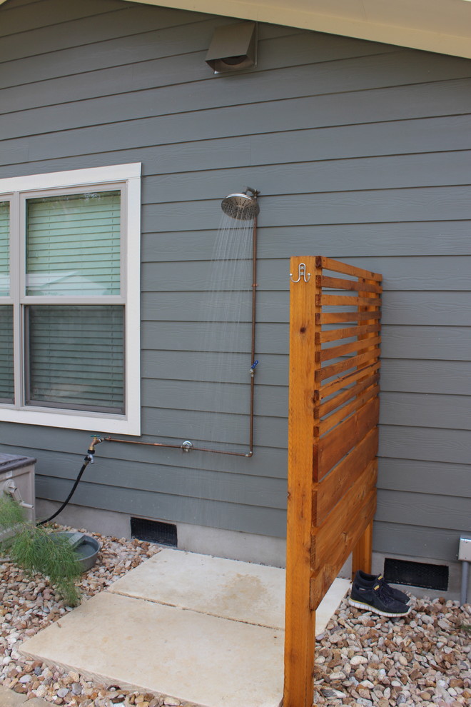 Outdoor Shower - Modern - Landscape - Austin - by Native Edge Landscape ...