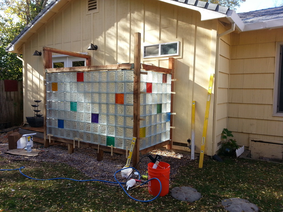 Outdoor Shower - Modern - Landscape - San Francisco - by Sierra Glass ...