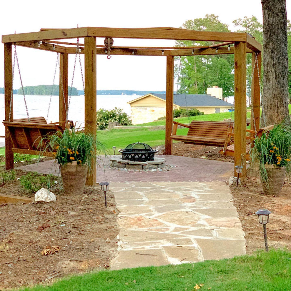 Outdoor Swings & Hardscape - Traditional - Landscape - Other - by ...