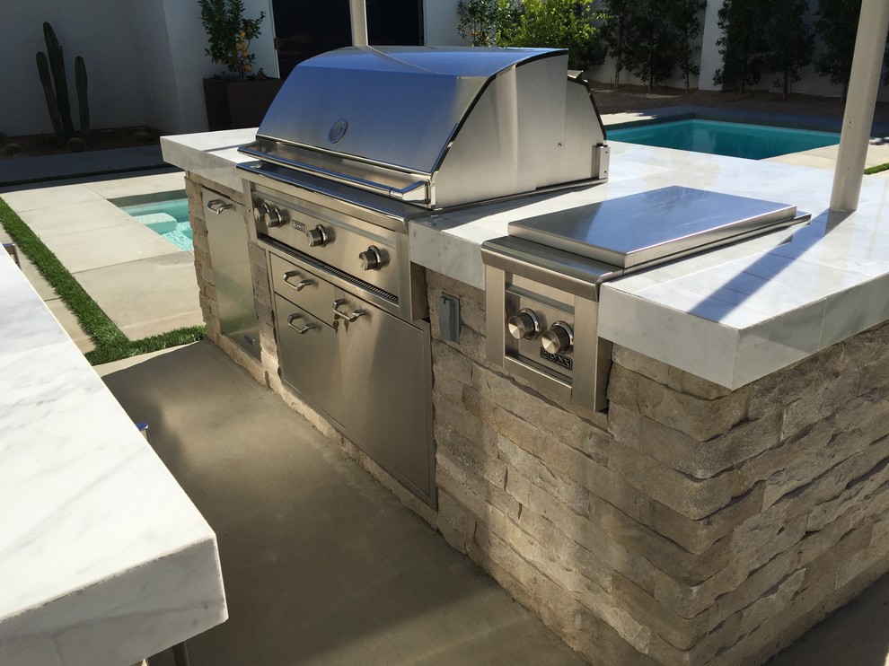 palm springs mid-century remodel - Midcentury - Landscape - Los Angeles ...