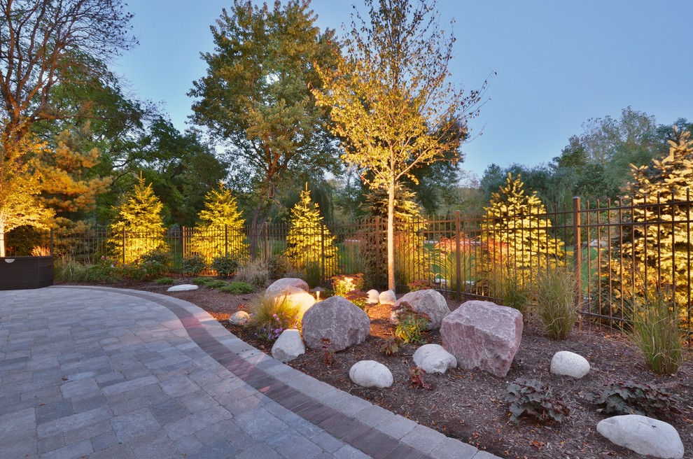Palos Park - Paver Pool Deck with Outdoor Kitchen, Planter Box and ...