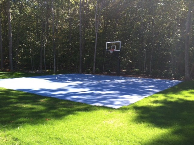 Pamela M's Pro Dunk Platinum Basketball System on a 50x42 in Clinton ...