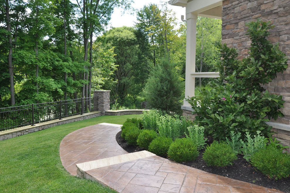 Pathway Around the House - Traditional - Landscape - Cleveland - by LWB ...