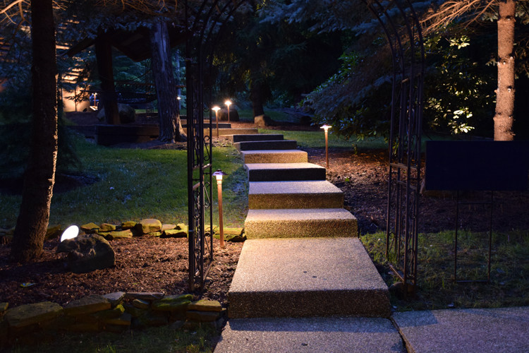 Pathway Lighting in New Jersey - Traditional - Landscape - New York ...