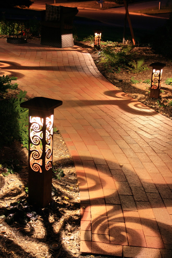 Pathway Lighting in New Jersey - Traditional - Landscape - New York ...