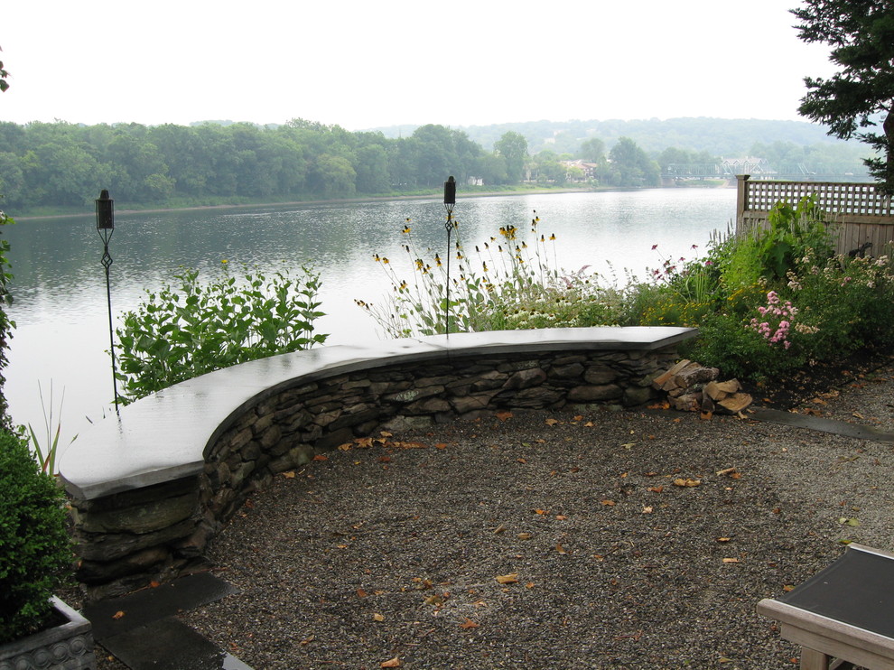 Patios - Farmhouse - Landscape - Philadelphia - by Ronni Hock Garden ...