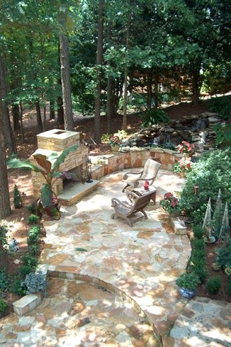 Patios, Walkways, Steps and Entranceways - Traditional - Landscape ...