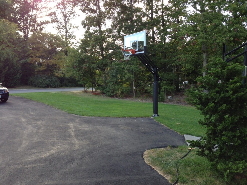 Paul G's Pro Dunk Gold Basketball System on a 20x30 in Lorton, VA ...
