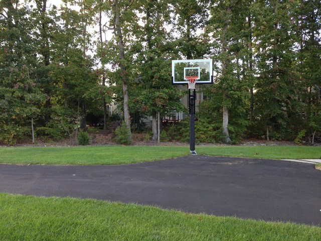Paul G's Pro Dunk Gold Basketball System on a 20x30 in Lorton, VA ...