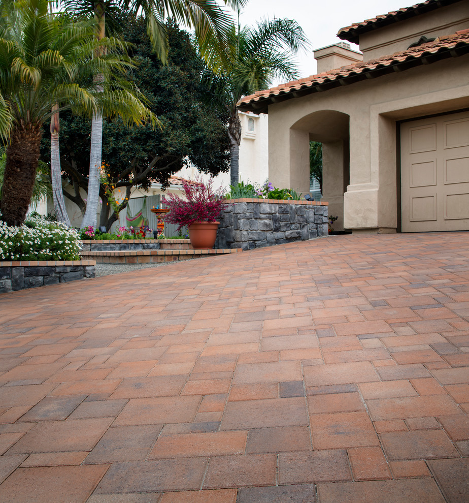 Paver Driveway & Walkway in Oceanside, Ca - Contemporary - Landscape ...