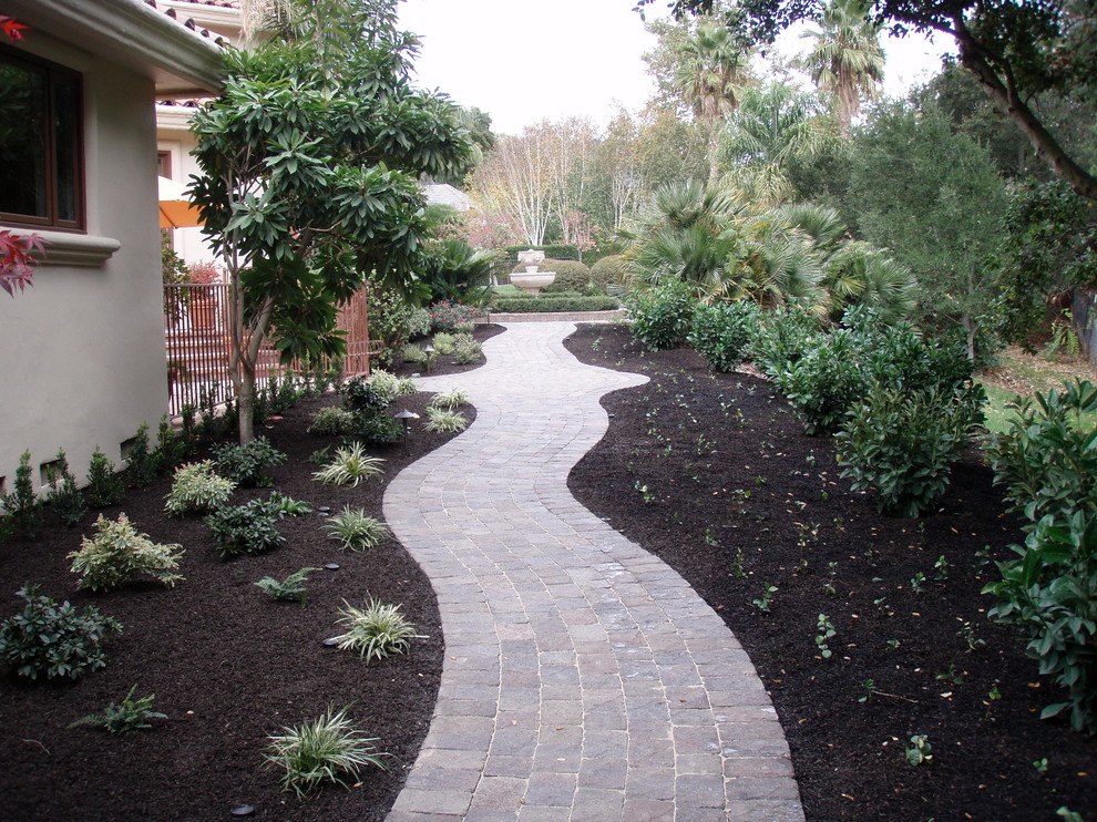 Paver Driveway and Walkway installation - Danville, CA - Mediterranean ...