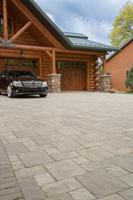 Paver Driveway - Garage - Other - by Proscapes LLC | Houzz UK