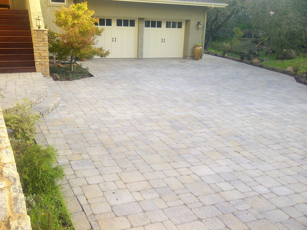 Paver Driveway - Contemporary - Landscape - San Francisco - by Reyes ...