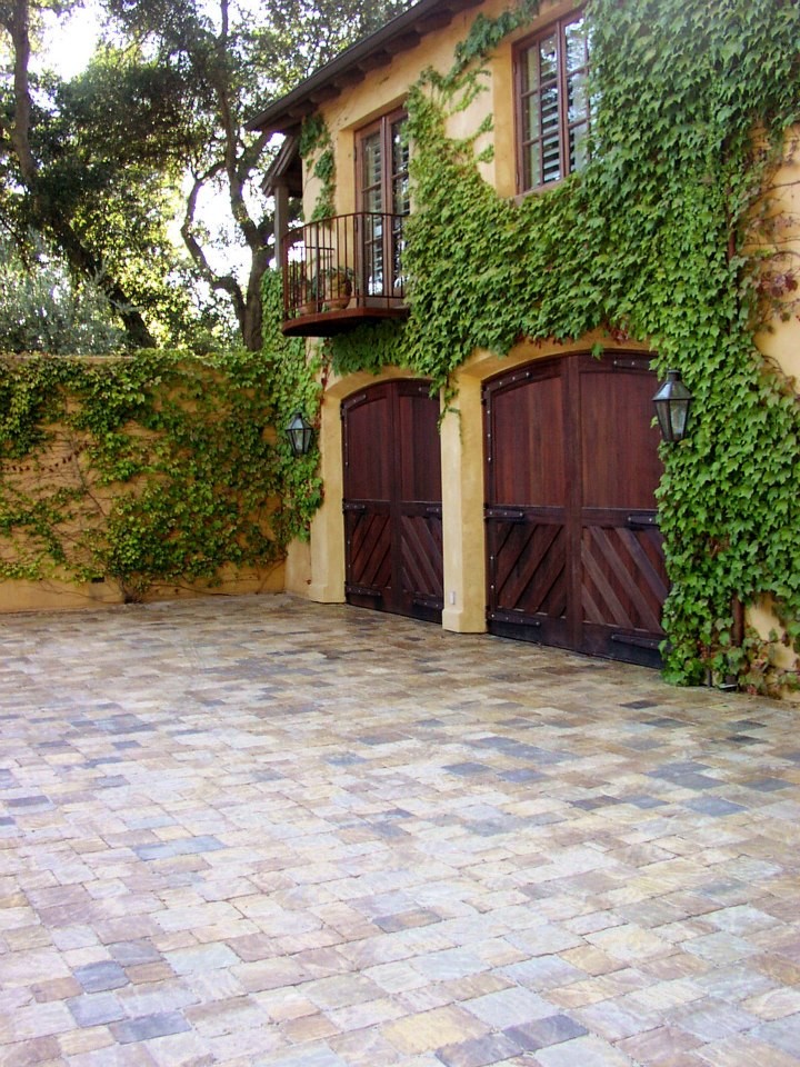 Paver Driveway. Rustic - Mediterranean - Landscape - San Francisco - by ...