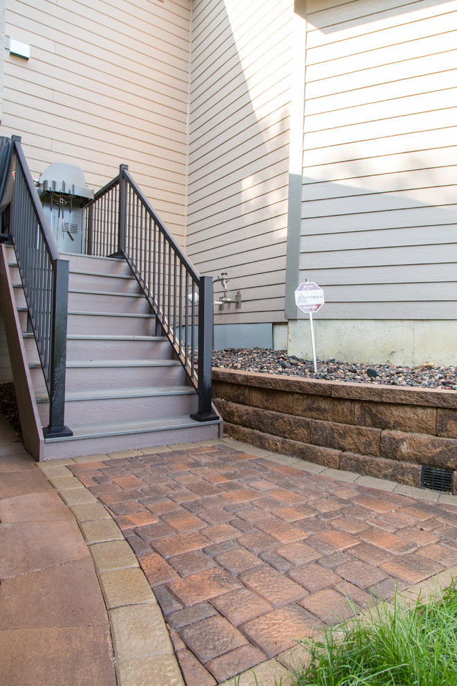 Paver Landing & Retaining Walls - Landscape - Minneapolis - by AZOAT ...