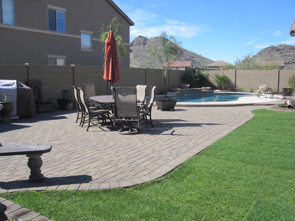 Paver Patios and decking - Traditional - Landscape - Phoenix - by User ...