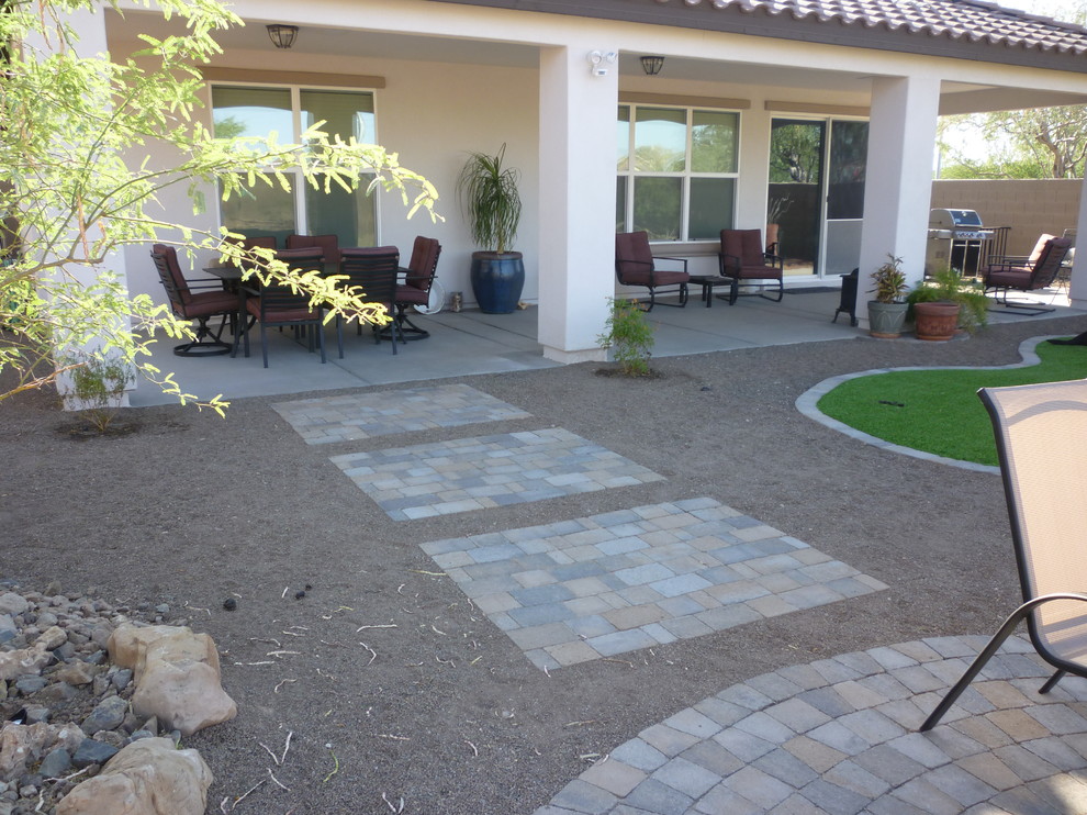 Paver Stepping Pads - Contemporary - Patio - Phoenix - by MTH Design ...