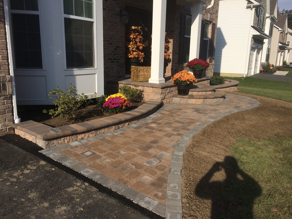Paver Walkways - Rustic - Landscape - Wilmington - by Autumn Hill Patio ...