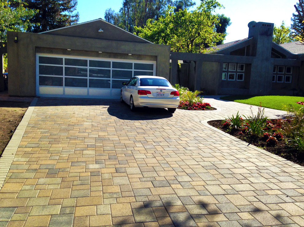 PAVERS - Driveway & Walkway - Traditional - Garage - Los Angeles - by ...