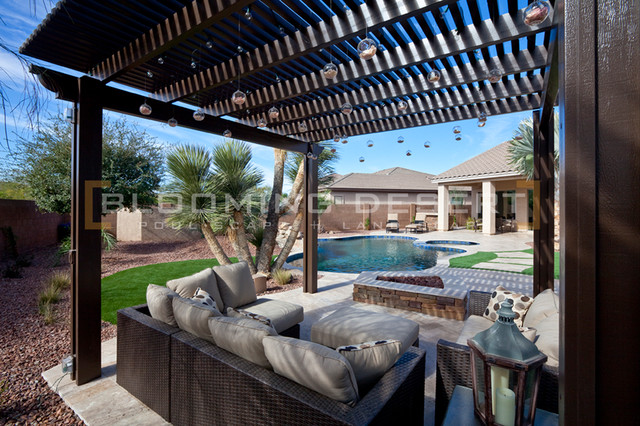 Pergolas & Ramadas - Jardin - Phoenix - par Blooming Desert Pools and ...