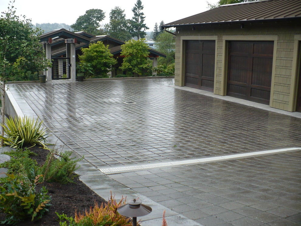 permeable paver driveway - Landscape - Seattle - by Outdoor Escapes ...