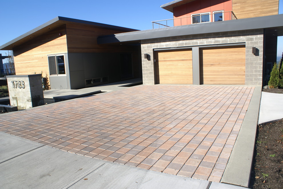 Permeable Paver Driveways/Parking Lots - Contemporary - Landscape ...