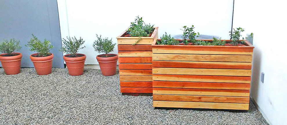 Planter Boxes - Traditional - Landscape - Los Angeles - by Flores ...