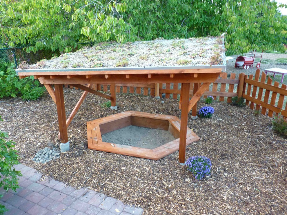 Playground Living Roof - Eclectic - Landscape - Portland - by Earthen ...