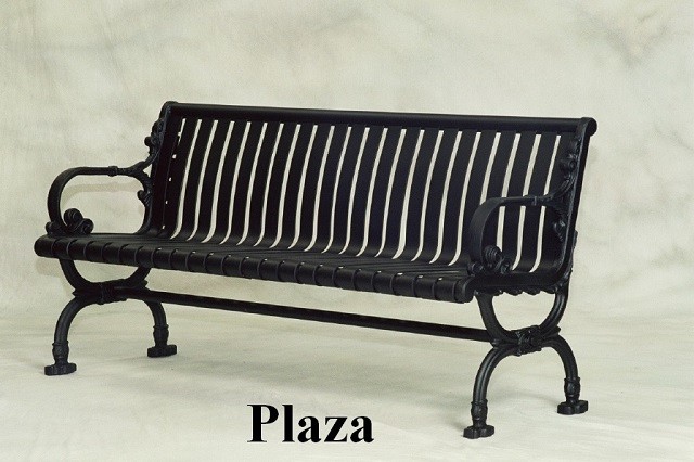 Plaza bench - Traditional - Landscape - Atlanta - by fabco fabrications ...