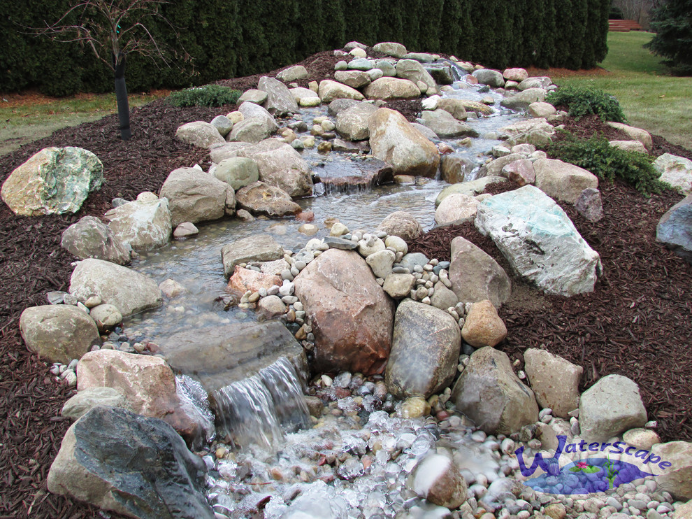 Pondless Disappearing Waterfalls - Traditional - Landscape - Detroit ...