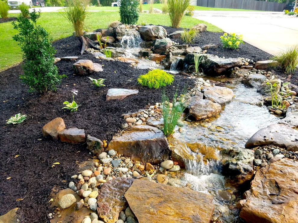 Pondless Water Features - Rustic - Landscape - Kansas City - by Good ...