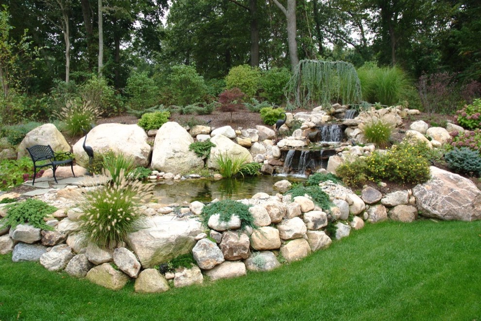 Ponds & Waterfalls For Backyards & Front Yards - Tropical - Landscape ...
