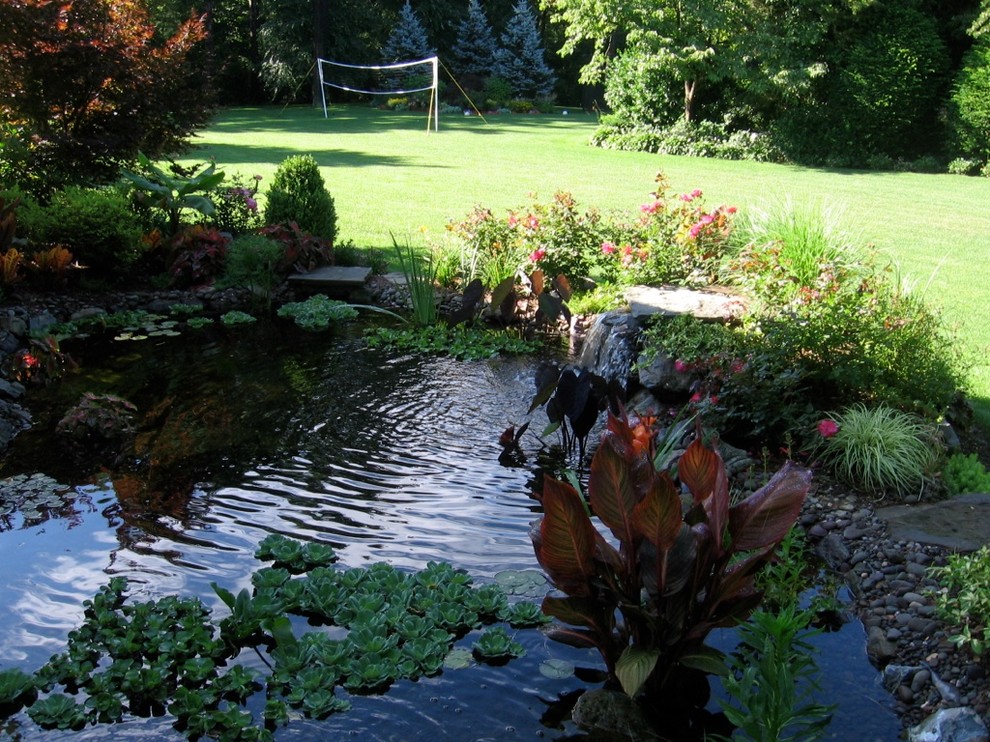 Ponds & Waterfalls For Backyards & Front Yards - Tropical - Landscape ...