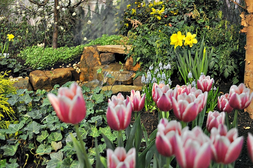 Ponds, Waterfalls & Water Features - Rustic - Landscape - Indianapolis ...