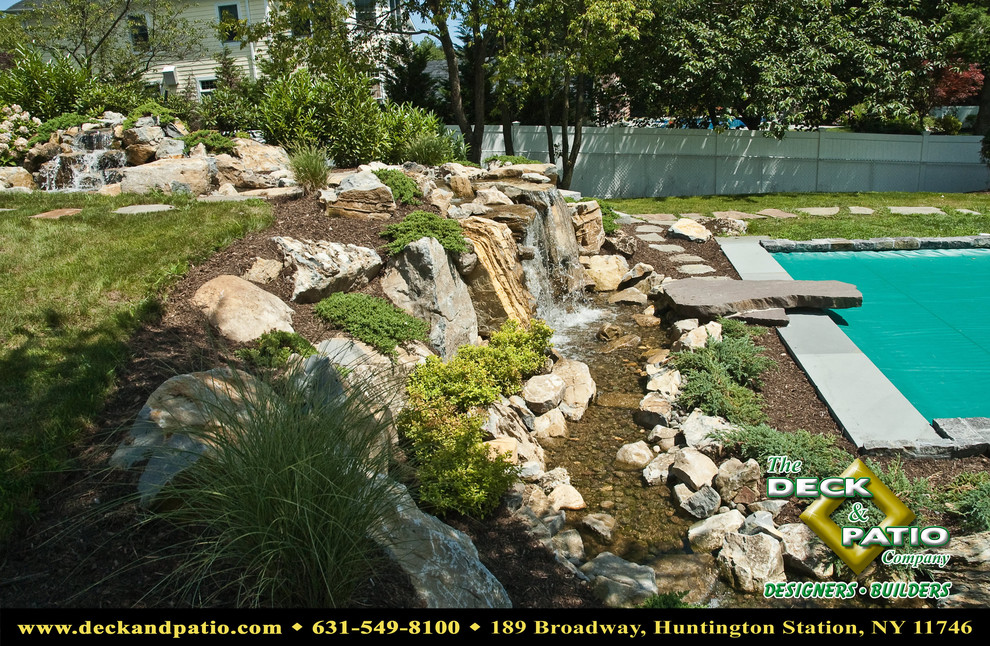 Ponds waterfalls water features water gardens - Traditional - Landscape ...