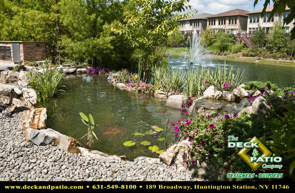 Ponds waterfalls water features water gardens - Traditional - Landscape ...