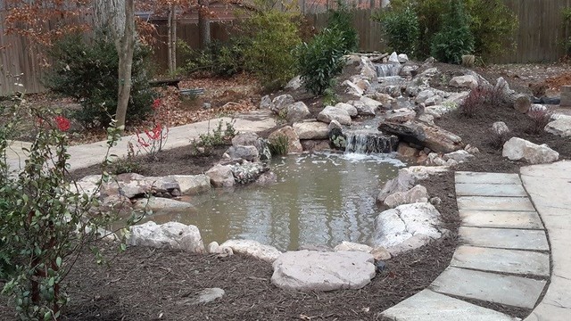 Pool Conversion After it was turned into a pond - Jardin - Washington ...
