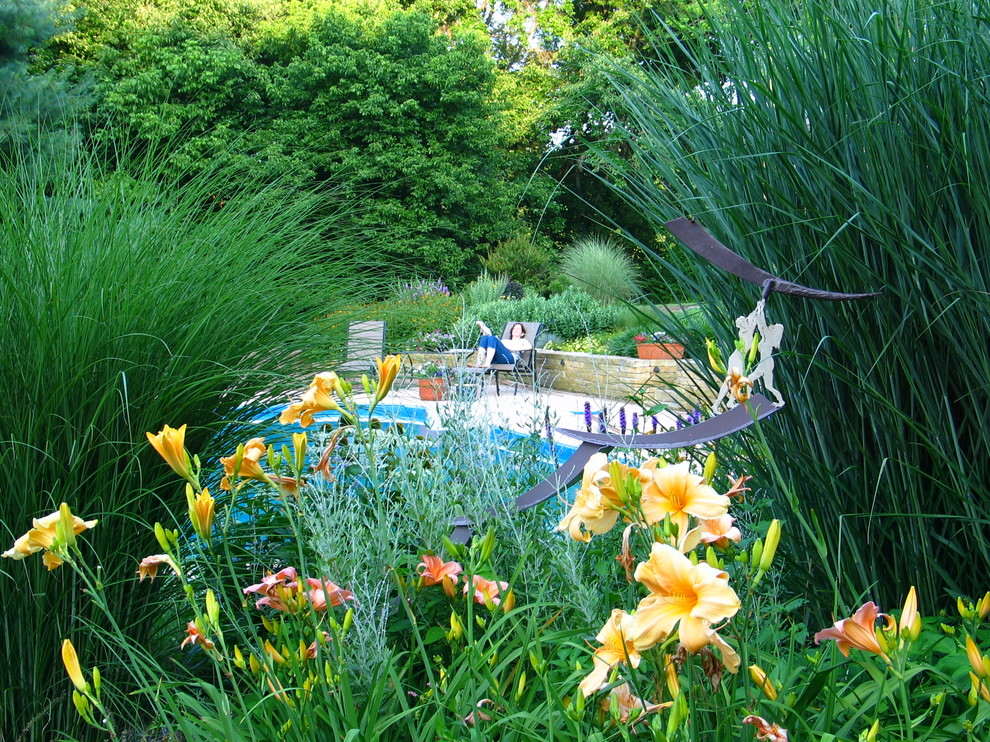 Pool plantings Cobden Illinois - Contemporary - Landscape - St Louis ...