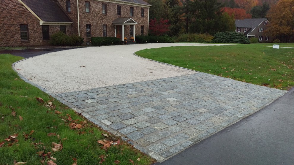 Portico - Driveway Renovation - Traditional - Landscape - Philadelphia ...