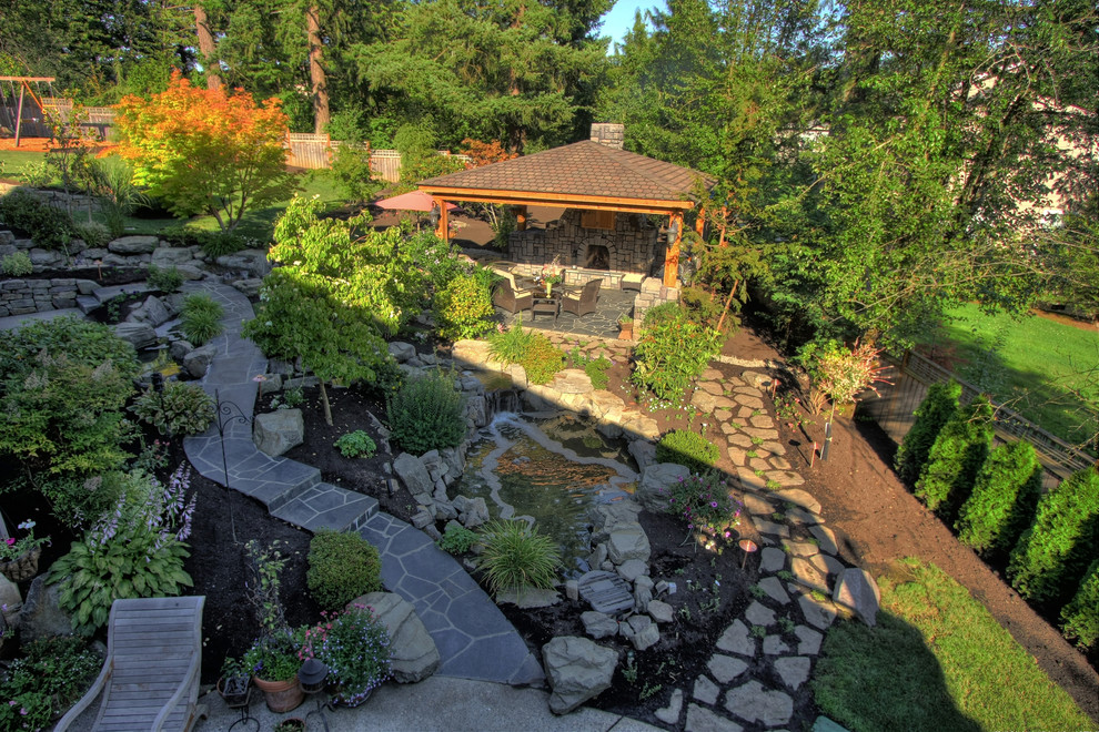 Portland Landscaping Outdoor Living - Traditional - Landscape ...
