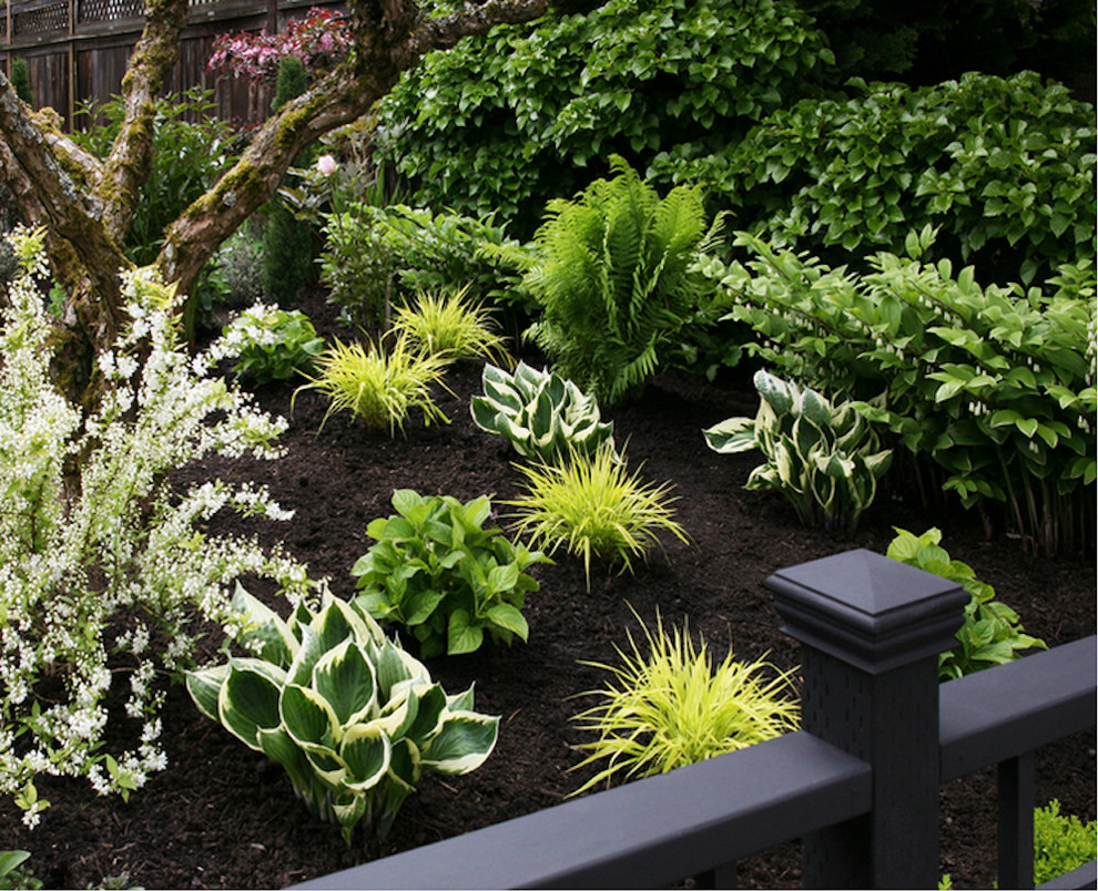 Portland, Oregon Cottage Style Garden Design - Transitional - Landscape ...