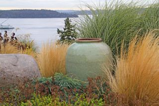 Pottery in the Garden - Contemporary - Landscape - Seattle - by Bliss ...