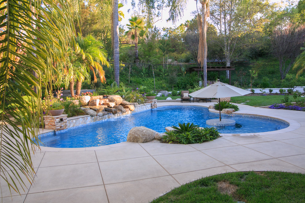 Tropical Oasis - Landscape - San Diego - by Jesse York, Landscape ...