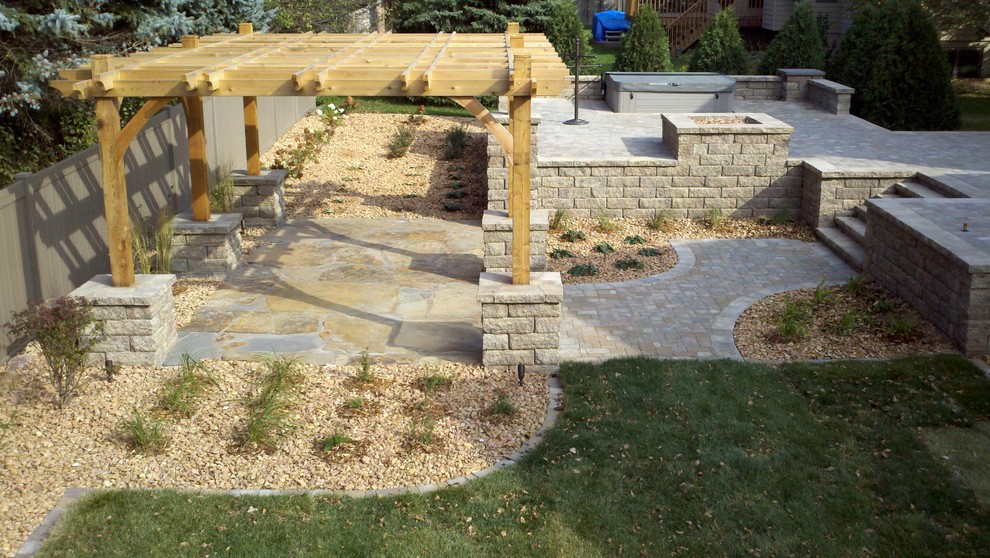 Prairie Green Backyard Renovation - Traditional - Landscape - Other ...