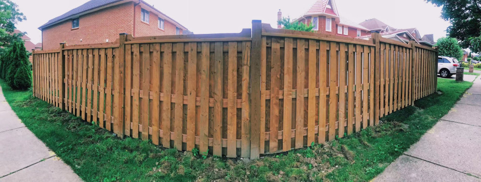 PT Brown Air Flow Fence with Multi-House in Mississauga - Contemporary ...