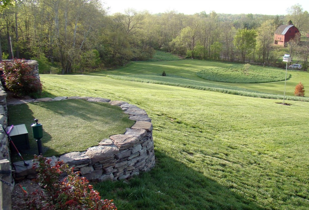 Putting Green with Chipping Station - Contemporary - Landscape - DC ...