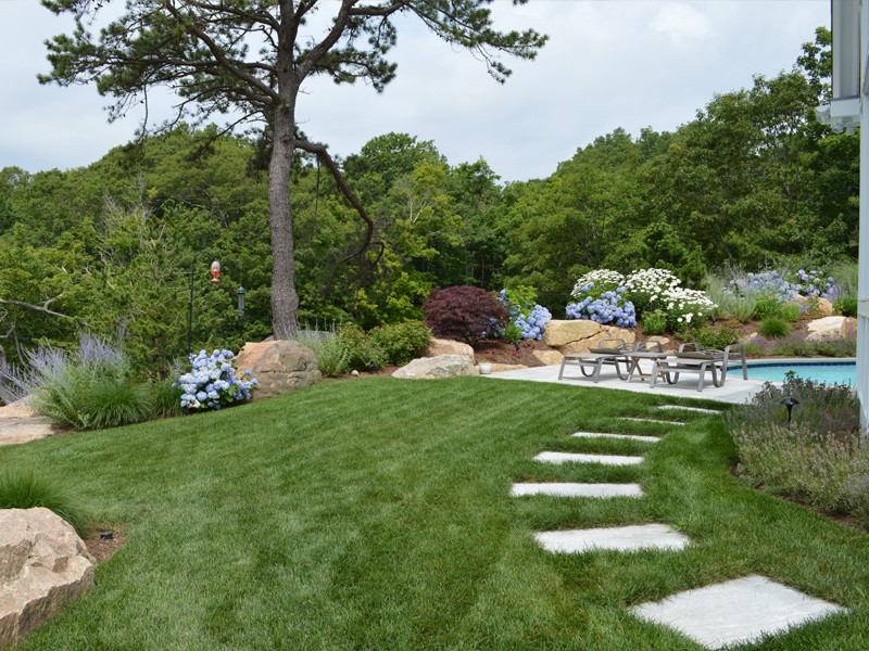 Quarry Cove Residence - Beach Style - Landscape - Bridgeport - by ...