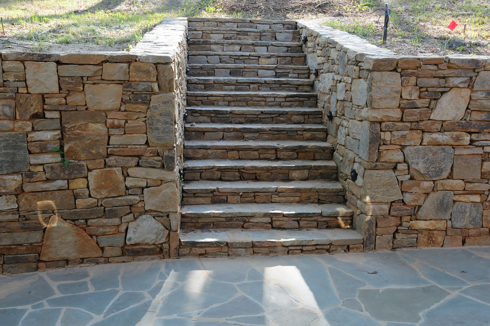 Quarry Stack Mix and Jamestown Blue - Rustic - Landscape - Charleston ...