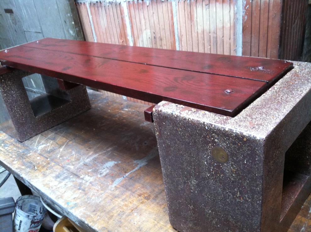 "Quiet" Garden Bench - Contemporary - Landscape - Chicago - by ...