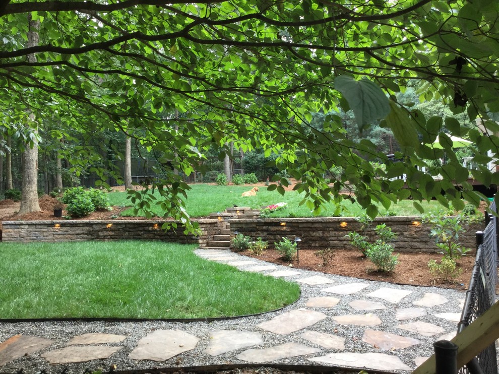 Raleigh Renovation - Traditional - Landscape - Raleigh - by Agape Lawn ...